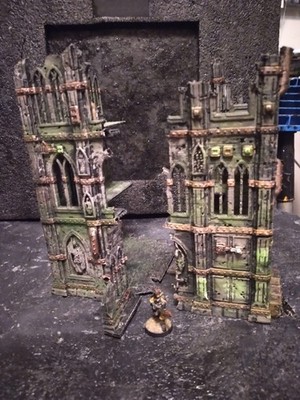 Warhammer 40k Terrain- Very Large Ruins- Painted Very Durable Rdy for ...