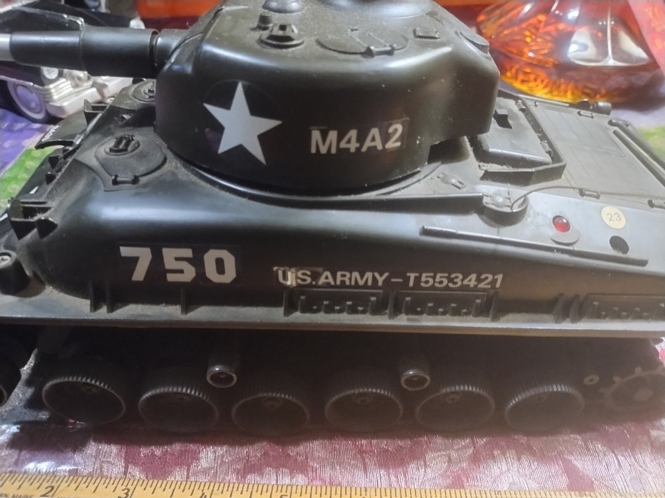 Vintage Radio Shack Sherman Tank Radio-Controlled for Parts and or ...