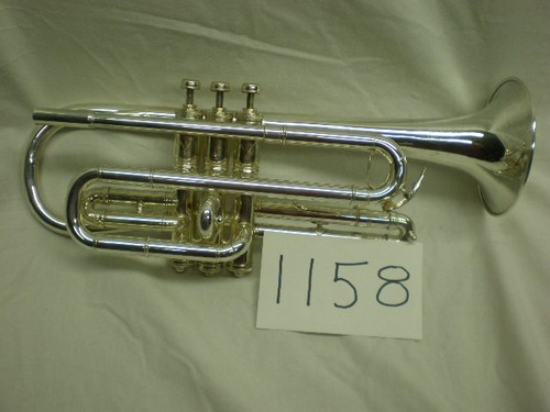 American Cornet in Bright Silver finish. Extra slides. A BEAUTY! | eBay
