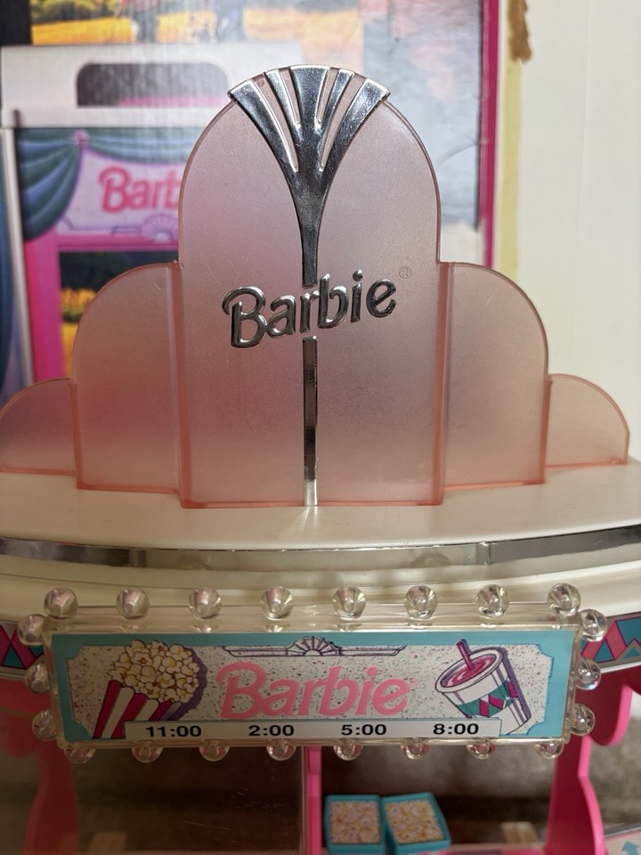 Barbie Movie Theater & Snack Bar Mattel 1995 Vintage Complete | eBay