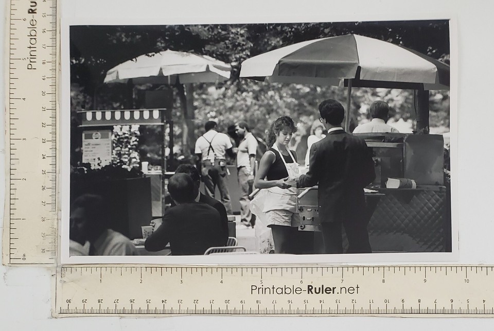 1988 Charlotte NC First Union Plaza Street Vendor Hog Dog Cart VTG ...