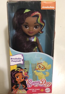 Nickelodeon Sunny Day Mini Doll Bath Time *ROX* Brushable Ponytail New ...