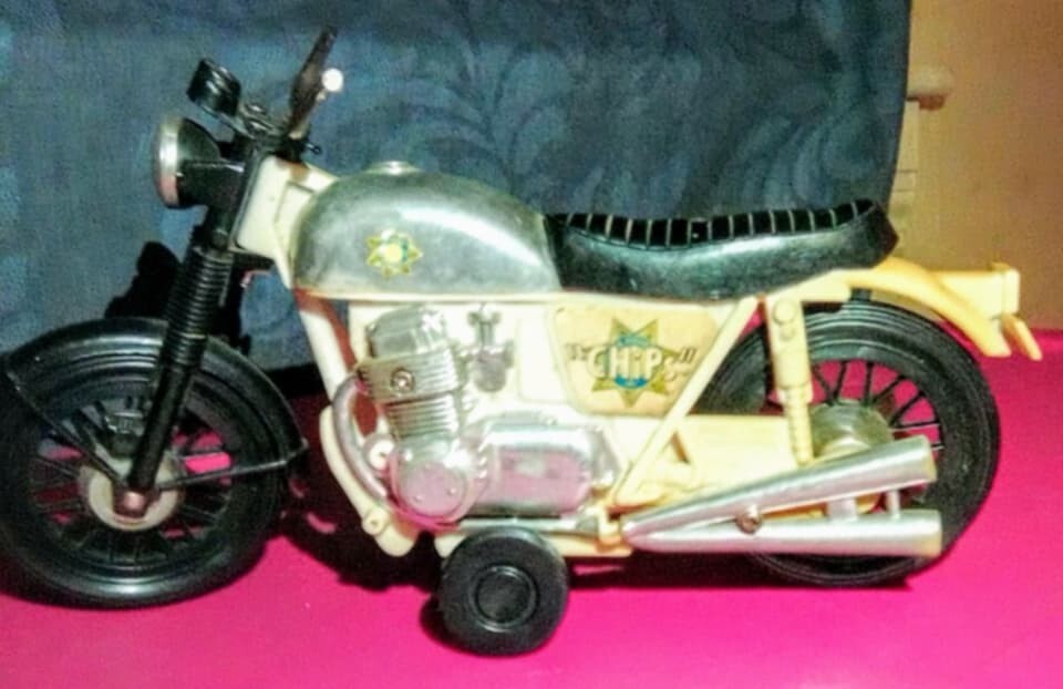 Rare Vintage 1980 Mego CHiPs California Highway Patrol Motorcycle Toy ...