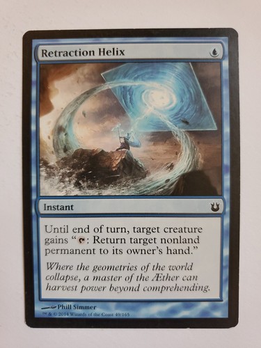 MTG Magic The Gathering Card Retraction HelixInstant Blue Aether | eBay