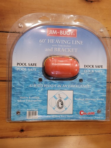 Jim Bouy 60' Heaving Line With Bracket For Line And Life Ring Model ...