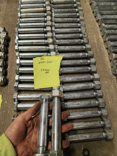 2- China Mini Excavator 25mm Bucket Pin Bolt 6.3" Attachment M24 160mm ...