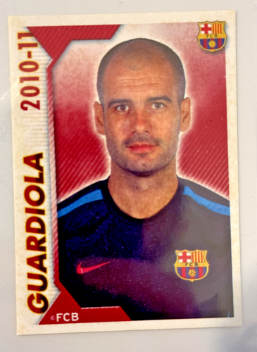 2010-11 Panini FC Barcelona Stickers Pep Guardiola #8 | eBay