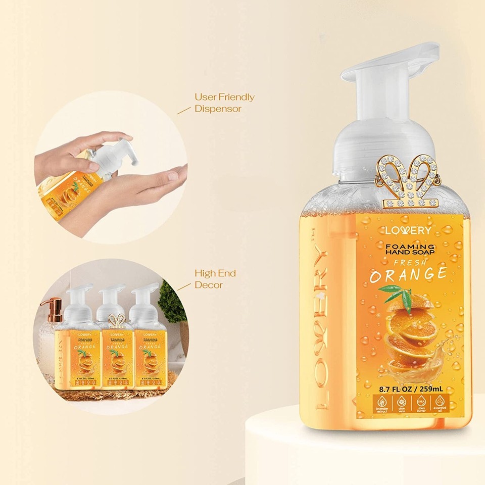 Foaming Hand Soap - Pack of 3 - Moisturizing Hand Soap with Aloe Vera ...