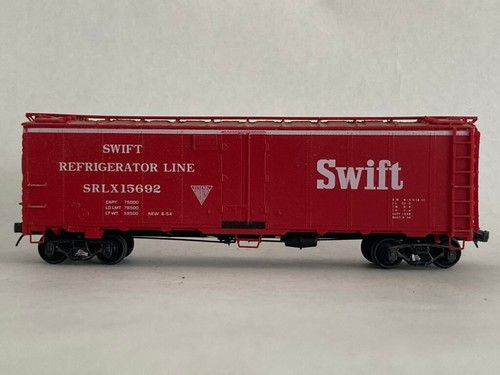 REEFER MADNESS!! HO IMRC 40506-12 Steel Iced Meat Reefer SWIFT SRLX ...