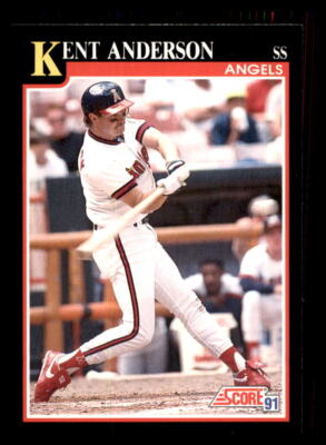 1991 Baseball Score Kent Anderson Anaheim Angeles #224 | eBay