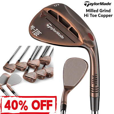 TAYLORMADE HI-TOE WEDGES MILLED GRIND COPPER FINISH TAYLORMADE WEDGE ...