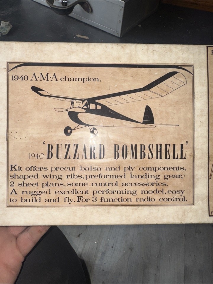 Rc Plane Kit Vintage Buzzard Bombshell From Pro kit Products | eBay.de