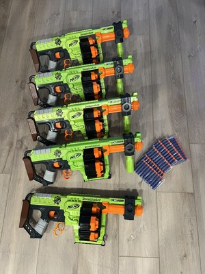 Nerf Zombie Strike Doominator Dominator 24-inch Dart Gun Blaster Lot of ...