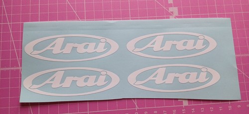 ARAI HELMET Sticker Decal x 4. Choice of 19 colours | eBay