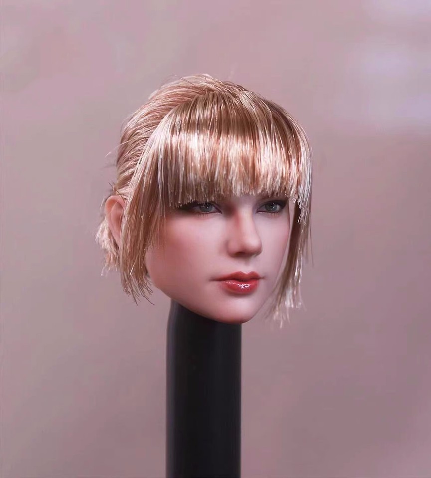 1/6 Female Singer Taylor Swift Head Sculpt Model Toy for 12" Phicen ...
