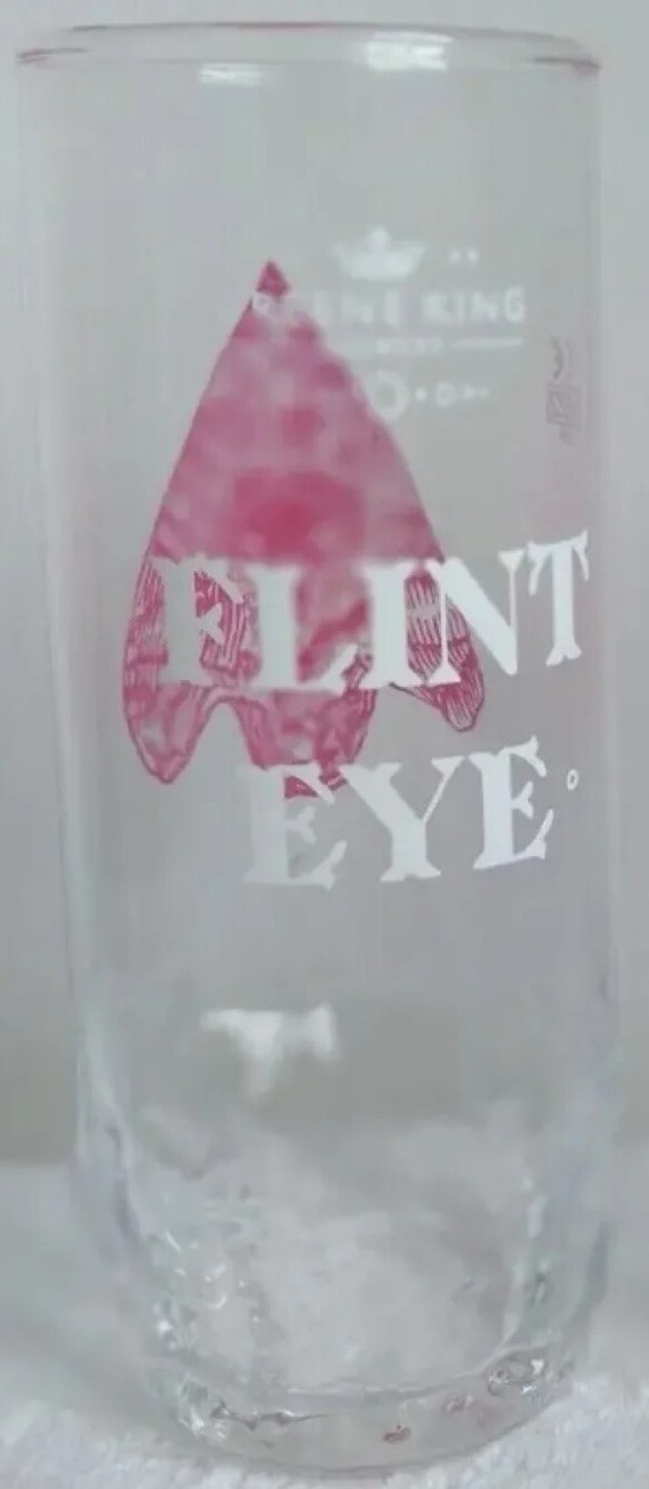 GREENE KING FLINT EYE CRAFT LAGER PINTGLASS 20oz BIRTHDAY CHRISTMAS ...