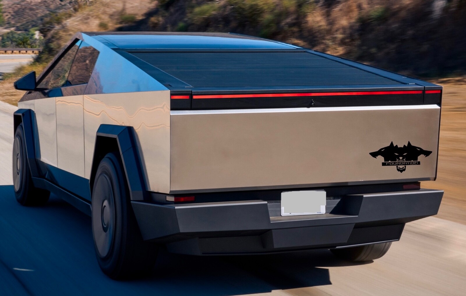 Tesla Cybertruck 2023-Current Cyberbeast Foundation Series Tailgate Bed ...