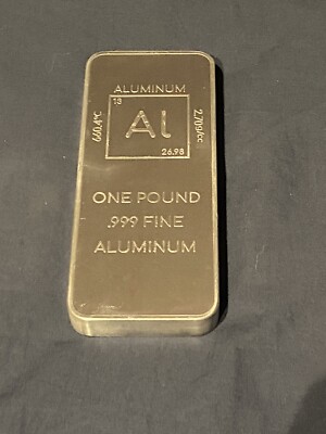 Aluminum .999 Fine 1 Pound Brick | eBay