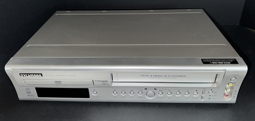 Sylvania SSD800 DVD VCR Combo Player VHS Rec TESTED & WORKING No Remote ...