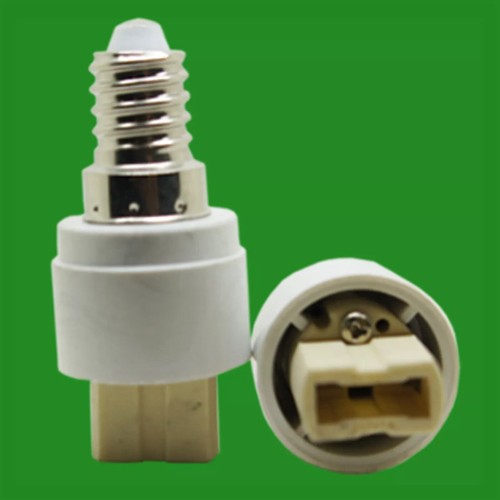 6x Small Edison Screw SES E14 To G9 Light Bulb Adaptor Converter Holder ...