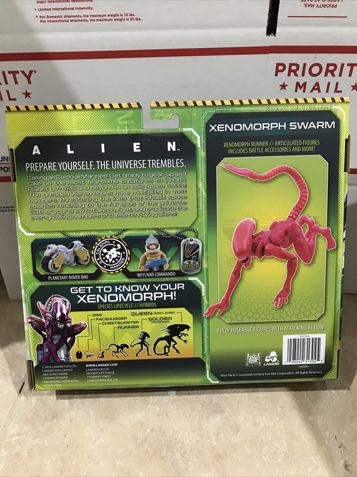 NEW! Alien Collection Xenomorph Swarm Alien Battle Set! Toy! Red Alien ...