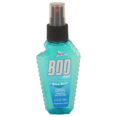 Bod Man Blue Surf Fragrance Body Spray 3.4 Oz For Men Long-Lasting ...