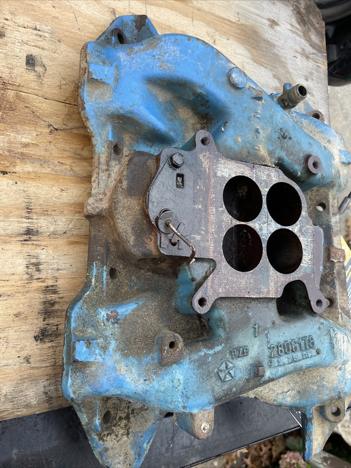 OEM Original 1969 Big Block Mopar 440 Intake Manifold Chrysler Dodge ...