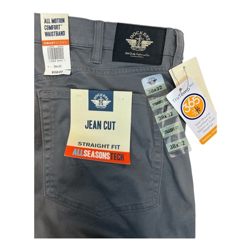 Dockers Men's Straight Fit Jean-Cut Pants 38x32 Burma Gray Levi's ...