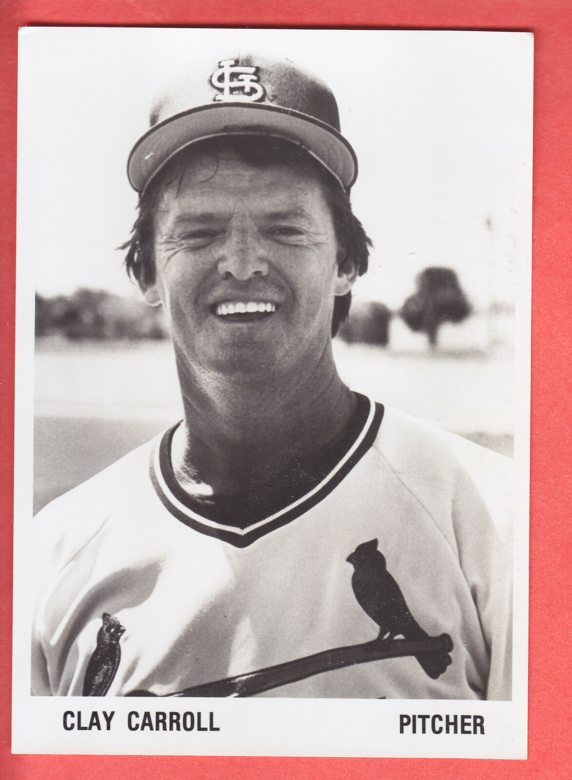 1977 CARDINALS TEAM ISSUE GLOSSY 5 X 7 CLAY CARROLL | eBay