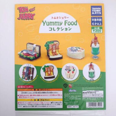 Tom and Jerry Yummy Food Collection Capsule Toy Figure Full Complete ...