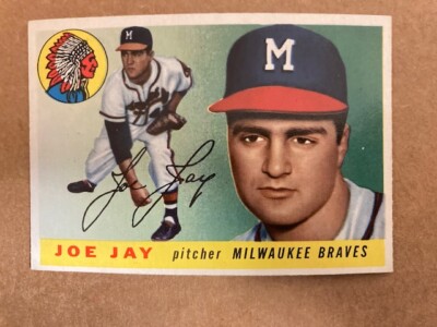 Joe Jay 1955 Topps Card #134 NM+ | eBay