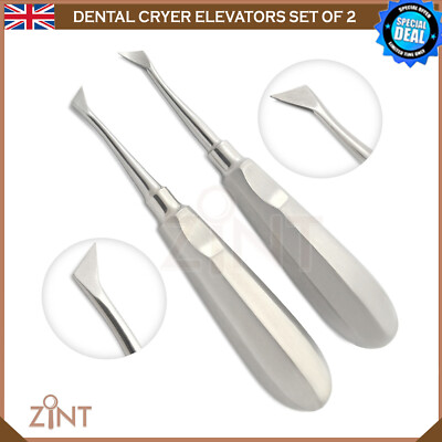 CRYER ROOT ELEVATORS DENTAL ORAL SURGERY TOOTH EXTRACTION DENIST ...