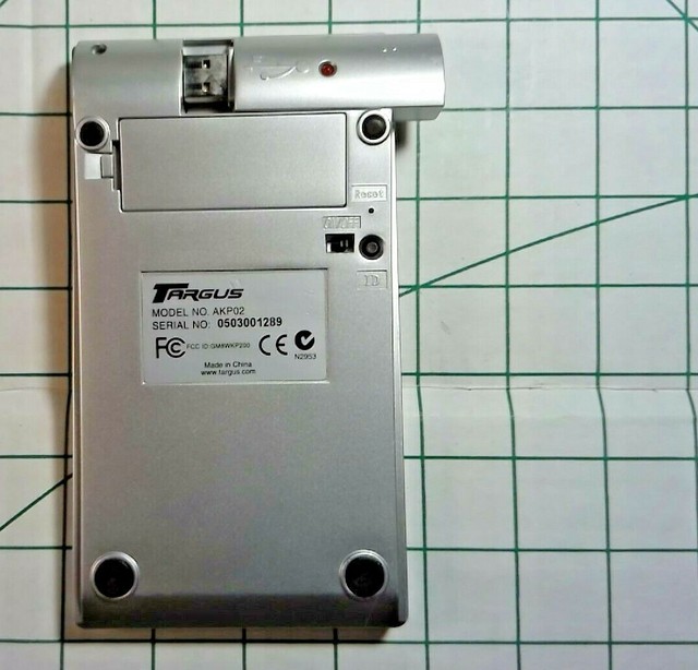 Targus AKP02 Wireless Numeric Keypad Adding Machine Functions ...