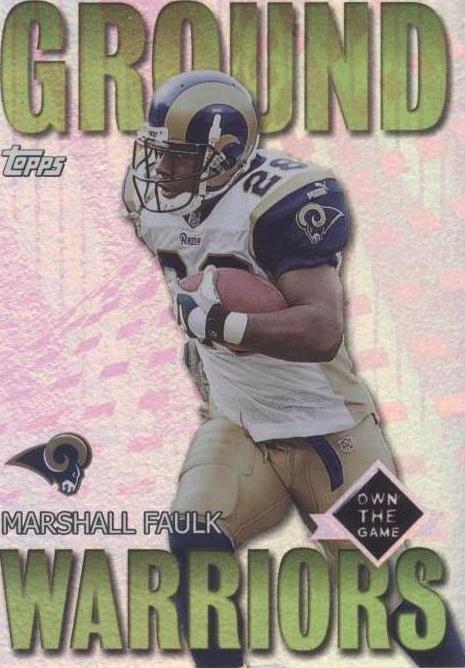 2001 Topps - Own the Game Ground Warriors Marshall Faulk #GW3 for sale online | eBay