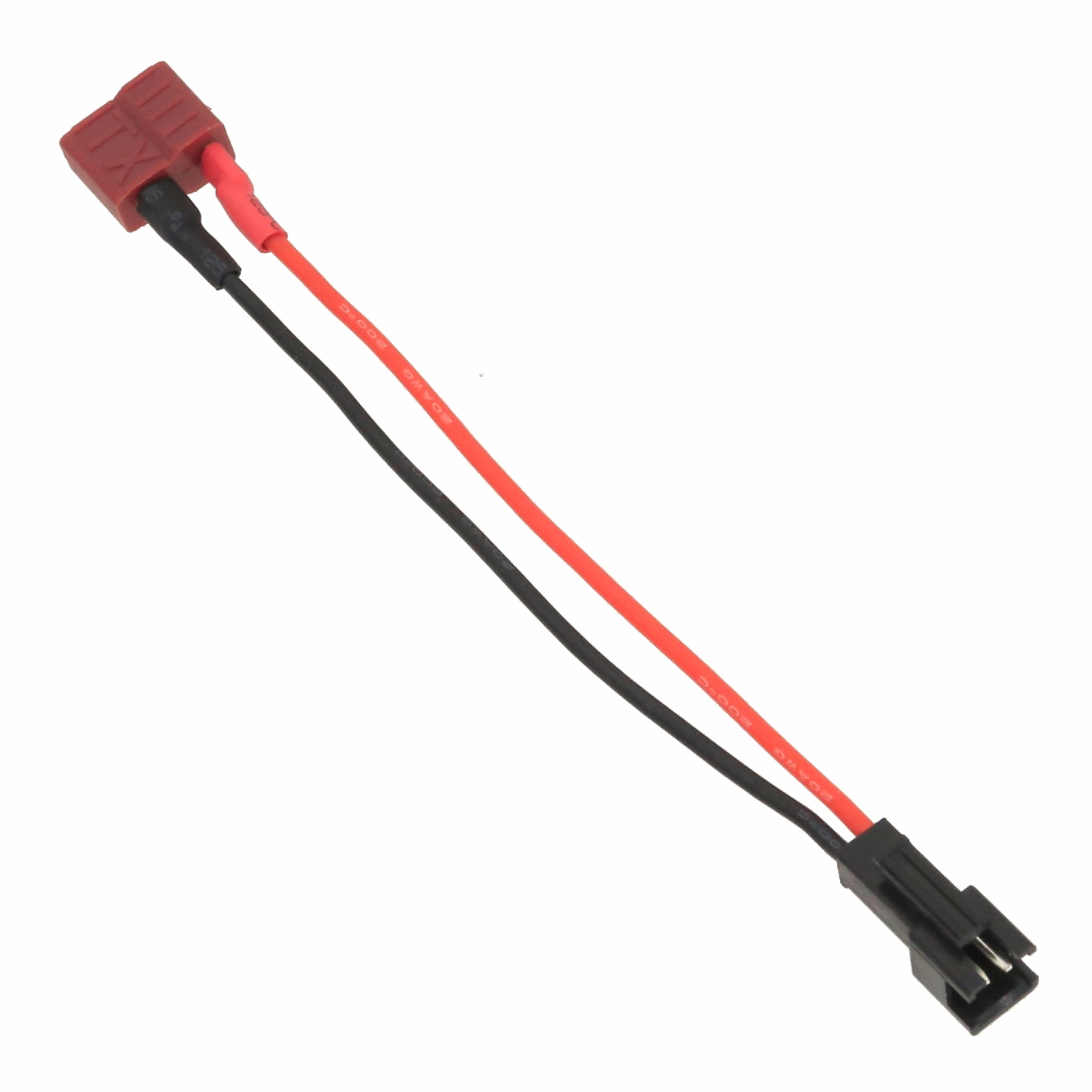 Deans Nylon T Plug Female to SM Female Adapter 20awg 10cm Wire for RC ...