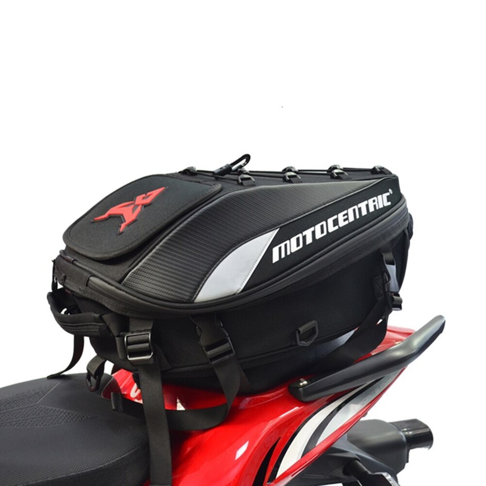 Motorcycle Tail Bag Multifunction Motor Rear Seat Rider Backpack Bag ...