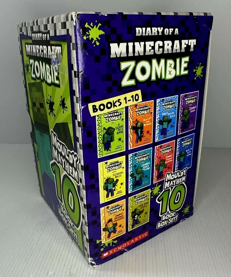 Zack Zombie 'Diary of a Minecraft Zombie' Mouldy Mayhem 10 Book Box Set ...