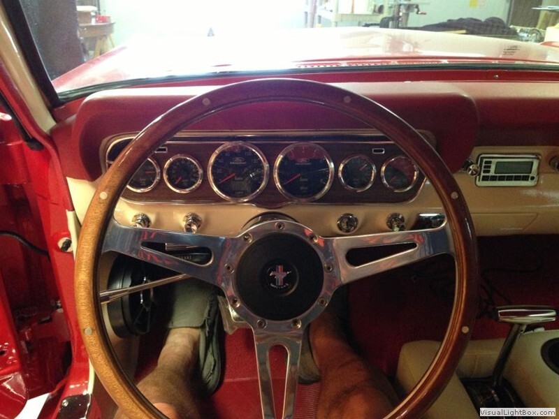 1966 Mustang 6-Gauge 60's Muscle Car Series 64-66 Mustang Instrument ...