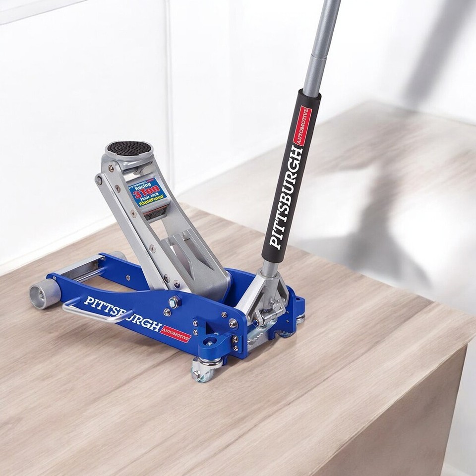 3 Ton Low Profile Aluminum Floor Jack Racing Rapid Pump Cars Tools ...