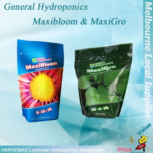 General Hydroponics Maxibloom & MaxiGro pack | eBay