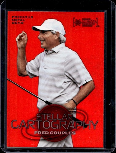 2024 UD SkyBox Metal Universe Fred Couples Set Precious Gems Red #71/ ...