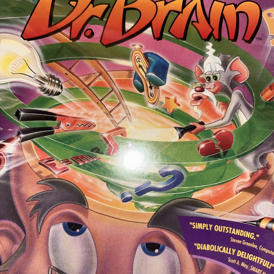 The Lost Mind of Dr. Brain by Sierra (PC/MAC CD) Big Box RARE NEW ...