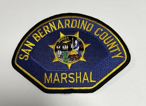 CALIFORNIA CA DEFUNCT SAN BERNARDINO COUNTY MARSHAL POLICE PATCH #PDD58 ...