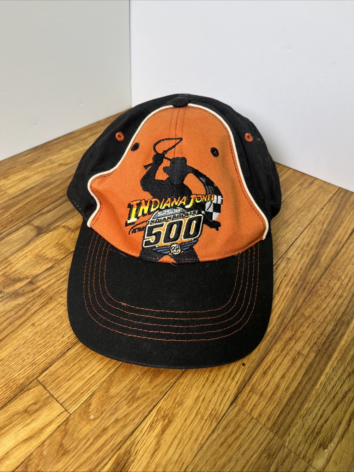 Indiana Jones Indianapolis 500 Black Orange Adjustabl… - Gem