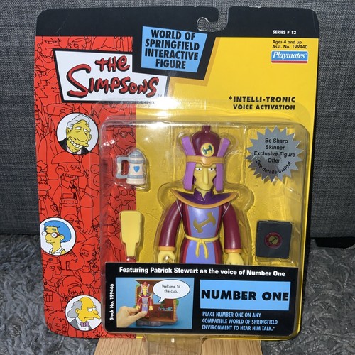 THE SIMPSONS WOS Figure by Playmates SERIES 12 Sir Patrick Stewart as ...