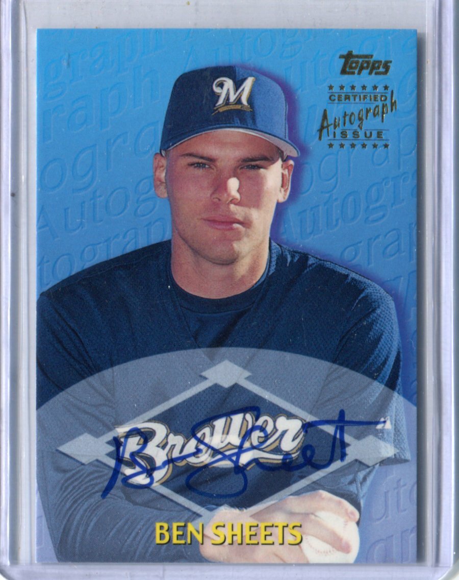 2000 Topps Traded - BEN SHEETS - Autograph Rookie TTA10 - BREWERS | eBay