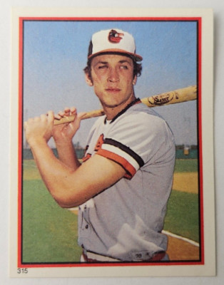 1983 Topps Baseball Stickers #315 Cal Ripken Baltimore Orioles HOF | eBay