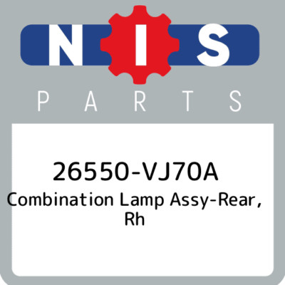 26550-VJ70A Nissan Combination lamp assy-rear, rh 26550VJ70A, New ...
