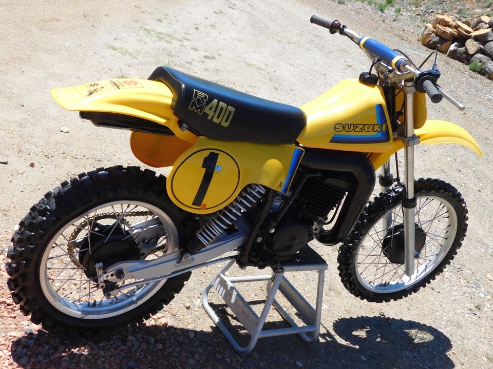 '79 SUZUKI RM 400 N Vintage MX MotoCross RM400N RESTORED Race/Show NEW ...