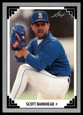 1991 Leaf #345 Scott Bankhead Seattle Mariners | eBay